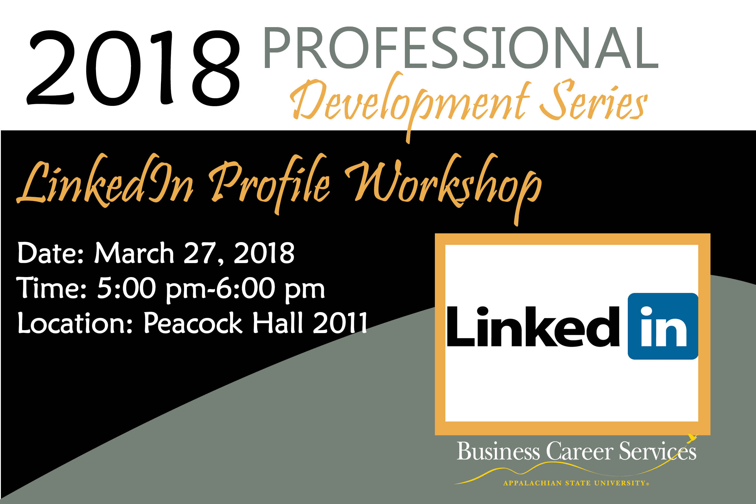 Professional Development Series - LinkedIn | Walker College of Business
