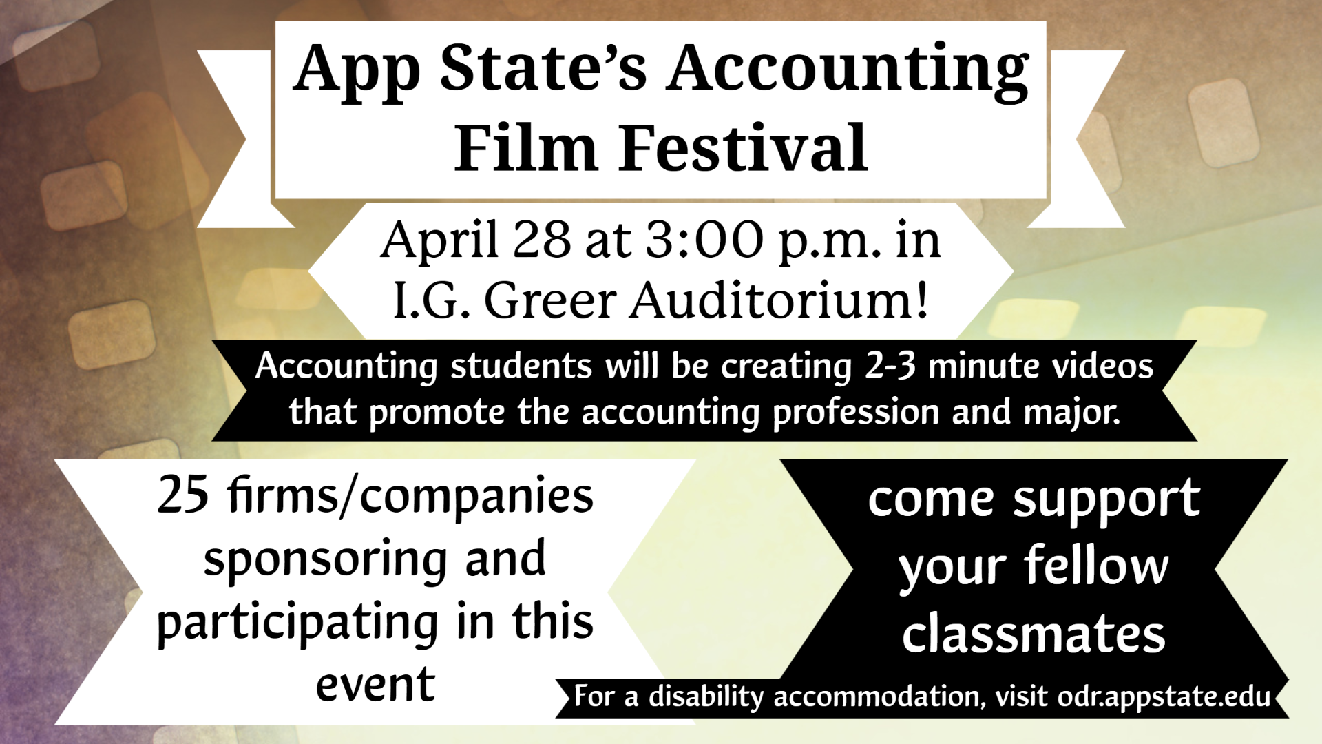 App State Accounting Film Festival aims to inspire prospective students ...