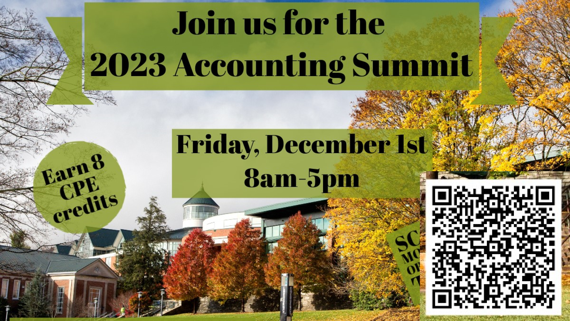 Accounting Summit to be held December 1 | Walker College of Business