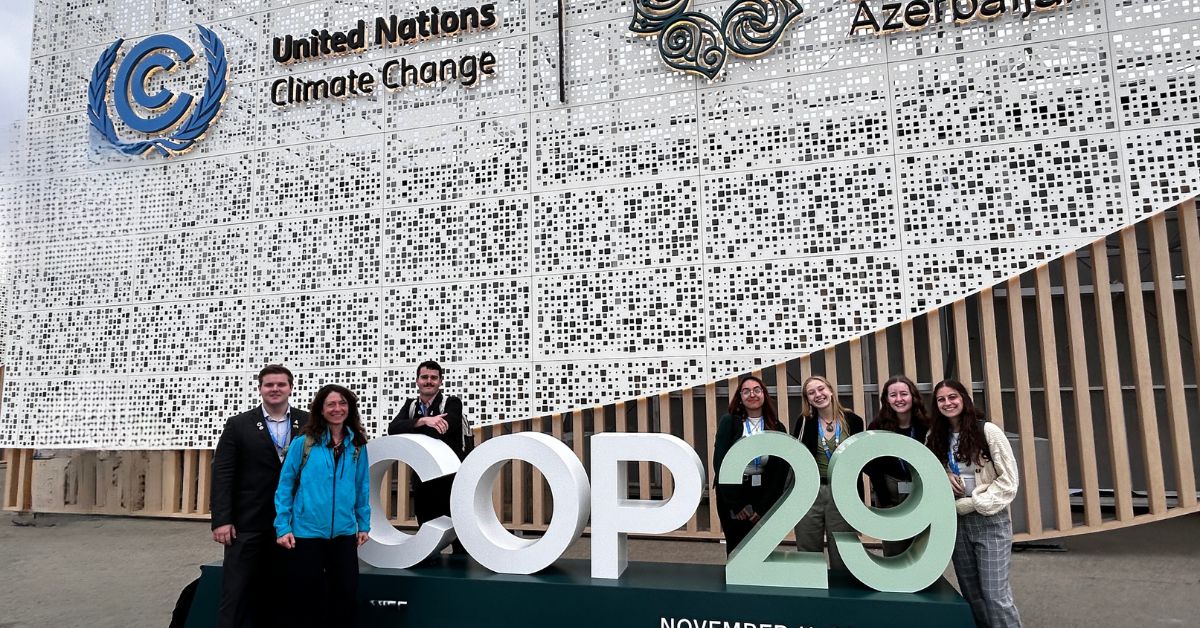 App State students join global climate action at COP 29 | Walker ...