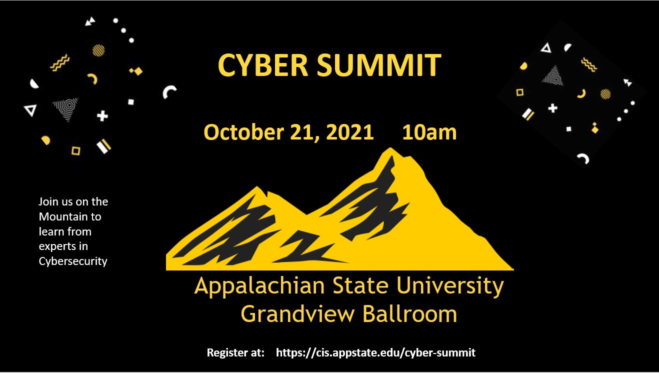 Registration is now open for inaugural cyber summit on App State's ...