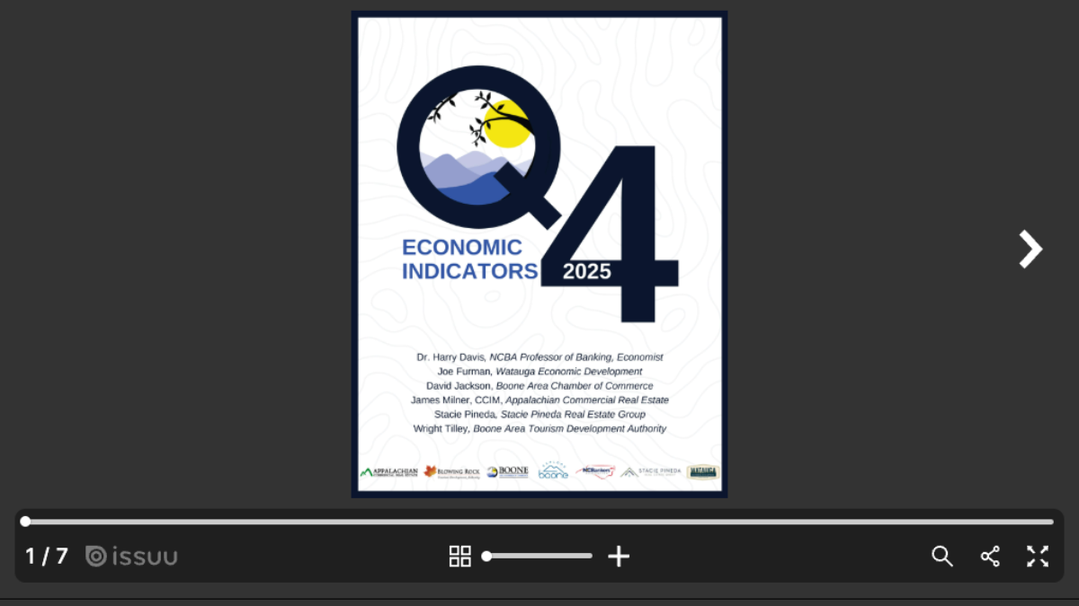 Guidance from banking professor featured in Boone Chamber's 'Economic ...